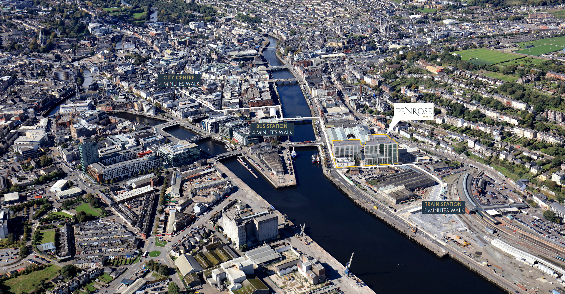 Penrose Dock Location - Quayside Office Development Cork City